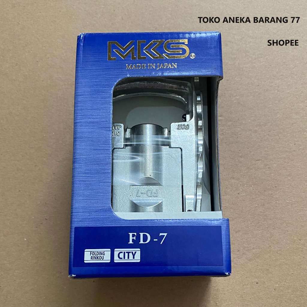 Jual Pedal Sepeda Mks FD 7 Silver Made in Japan | Shopee Indonesia