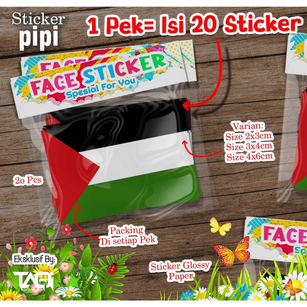 Jual Sticker Palestine Sticker Pipi, Sticker Bendera Palestina | Shopee ...