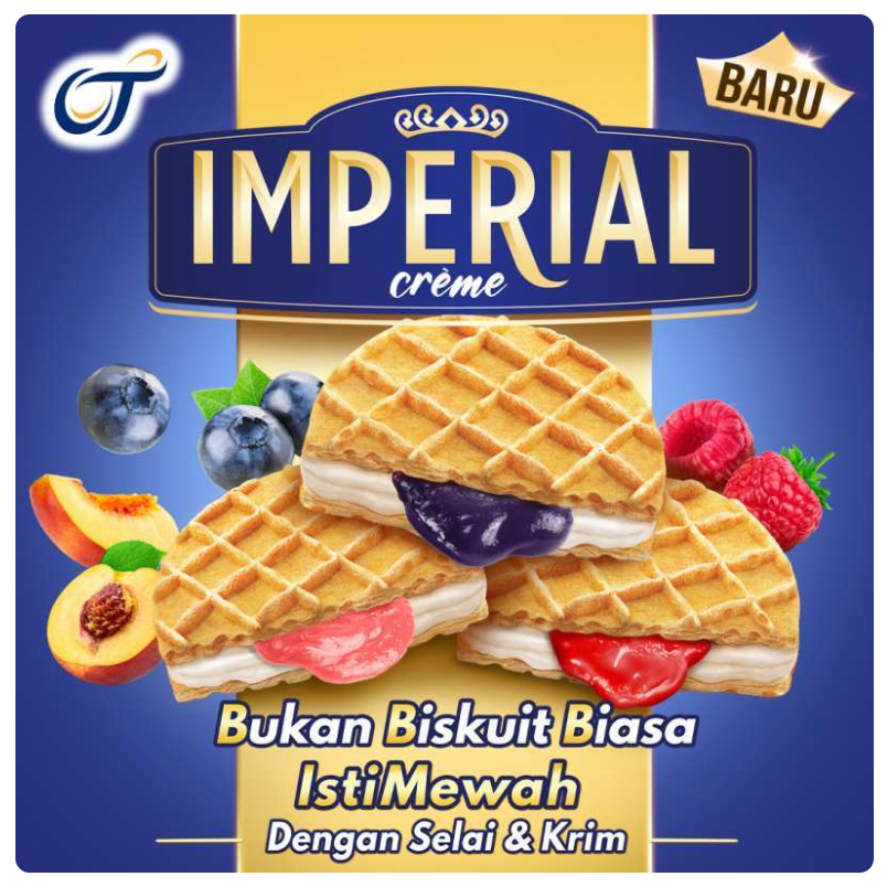 Jual IMPERIAL CREME BISCUIT CREME BLUEBERRY BISKUIT LAPIS ISI 108 GR ...