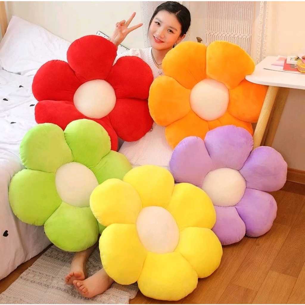Jual BANTAL BUNGA ALAS DUDUK KURSI EMPUK LEMBUT / BANTAL SANDARAN ...