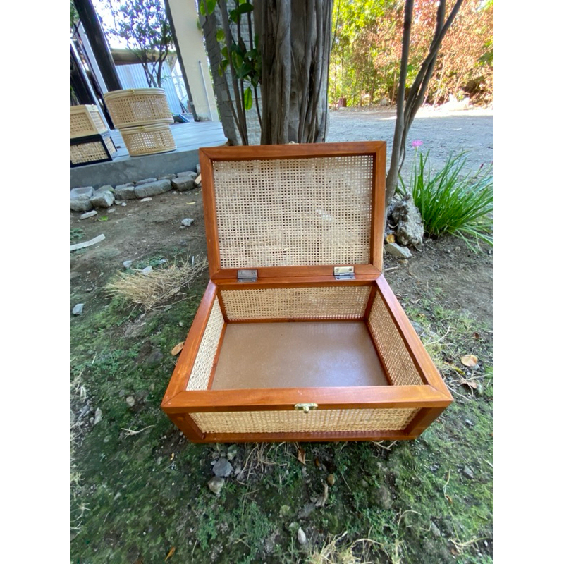 Jual READY STOK LNGSUNG KIRIM BOX ROTAN WEBBING / KOTAK PERHIASAN ...