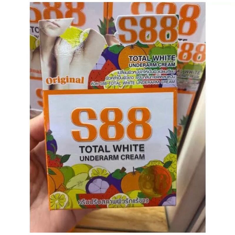Jual S88 TOTAL WHITE UNDERARM CREAM 35gr/CREAM KETIAK ORIGINAL/S88 UNDERARM | Shopee Indonesia