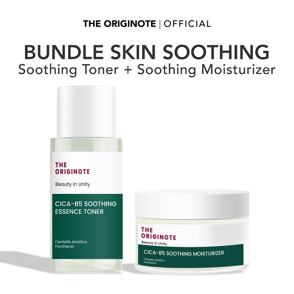 Jual The Originote Paket Bundle Skin Soothing - Soothing Toner ...