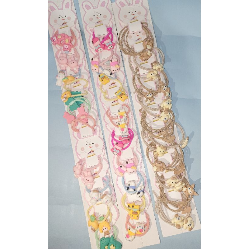 Jual IKAT RAMBUT ANAK PEREMPUAN KARAKTER LUCU (SEPASANG) | Shopee Indonesia