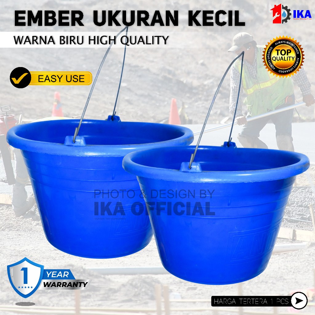 Jual Ember Plastik WARNA KECIL BIRU TUA BIRU MUDA BIRU TOSCA Ember Cor ...