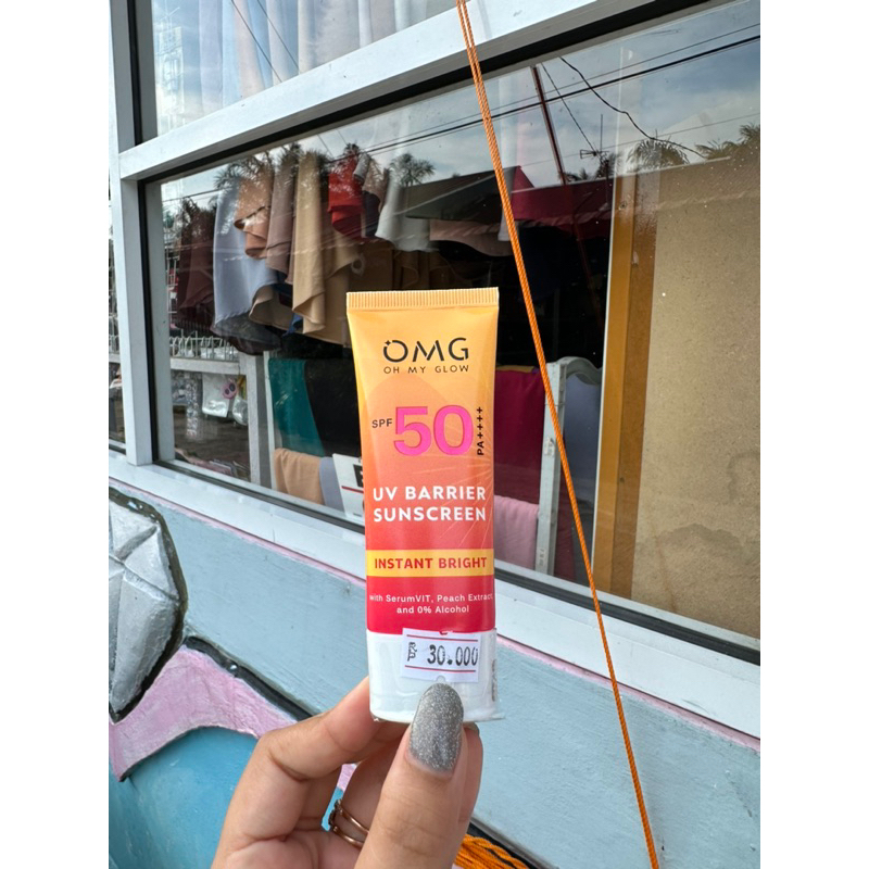 Jual OMG Oh My Glow UV Barrier Sunscreen SPF 50 PA++++ Original 100% ...