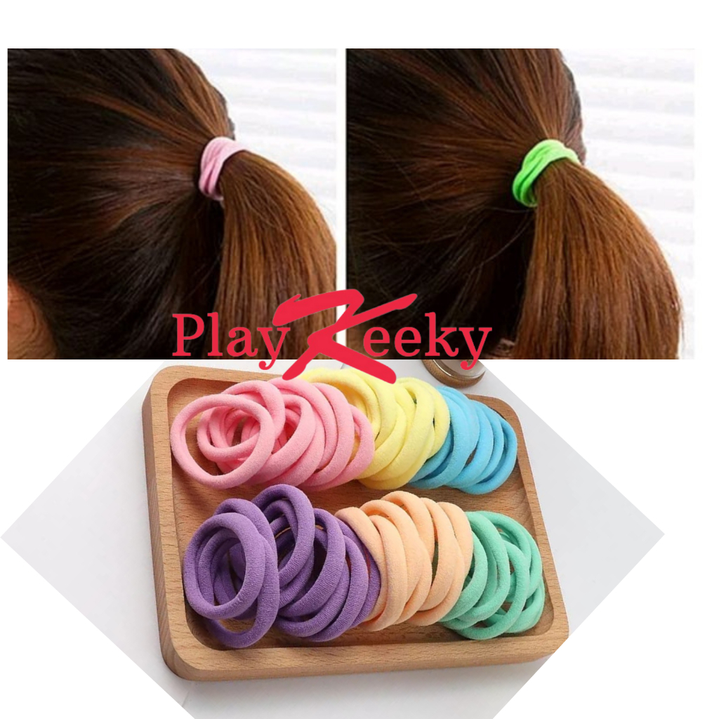 Jual Ikat Rambut Donat Ala Korea / Ikat Rambut Dewasa Anak / Ikat ...