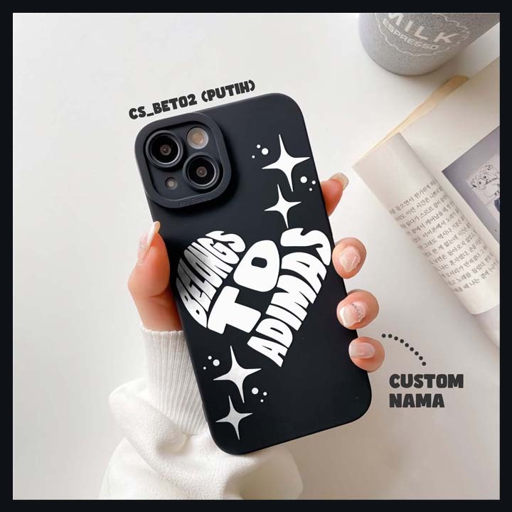 Jual CUSTOM CASE ESTETIK CUTE BELONGS TO / HARTA TAHTA HEART SHAPE ...