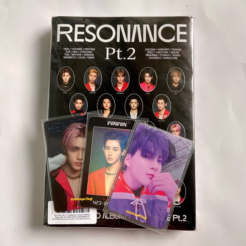 Jual NCT2020 ALBUM FULLSET RESONANCE PART 2 ARRIVAL VERSION | Shopee ...
