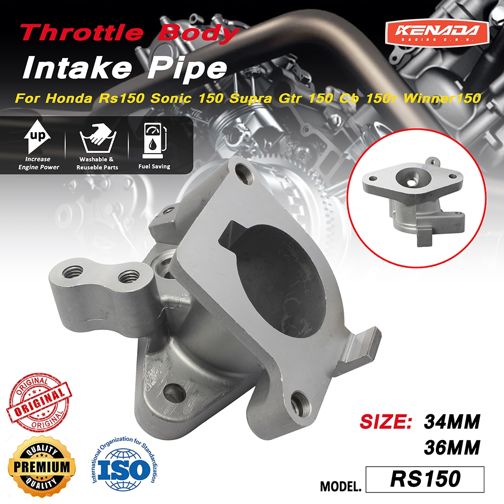 Jual MANIFOLD INTAKE INTEK TB THROTTLE BODY DOWNDRAFT BISA RUBAHAN BEAT SCOOPY VARIO 125 150 PNP ...