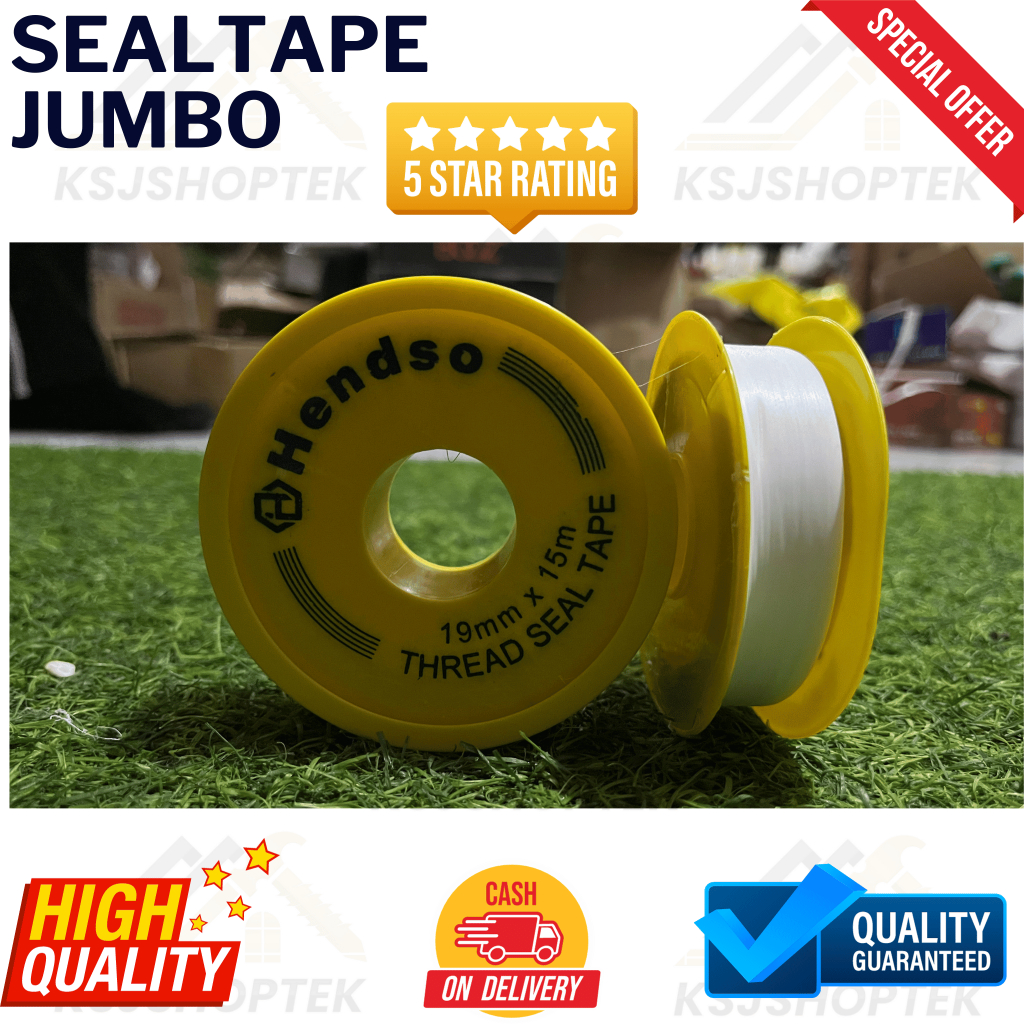 Jual Sealtape HENDSO / TBA JUMBO / Lem pipa / lakban pipa / Isolasi ...