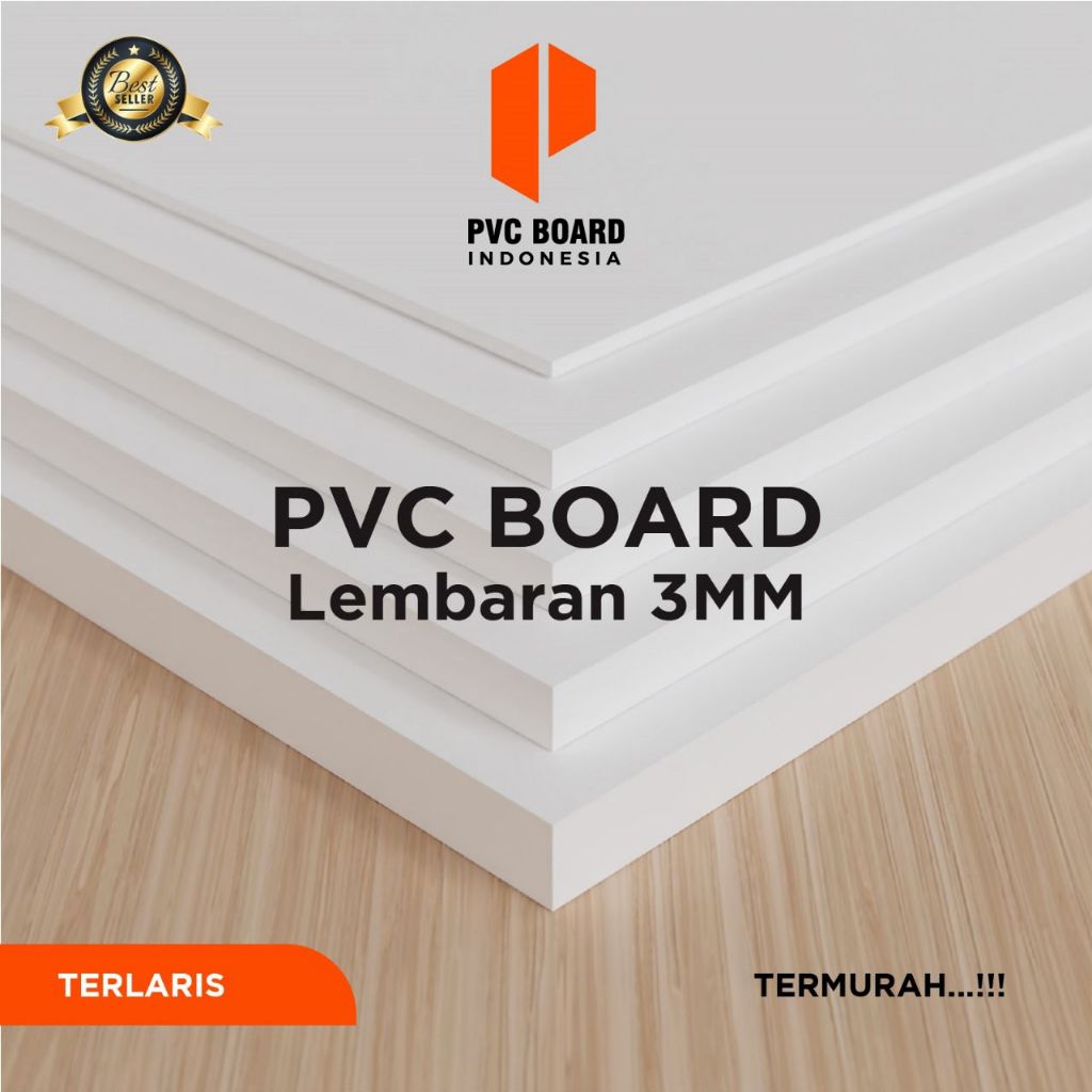 Jual PVC Board Lembaran 3mm Ukuran 122x244cm | PVC Foam Board | Shopee Indonesia