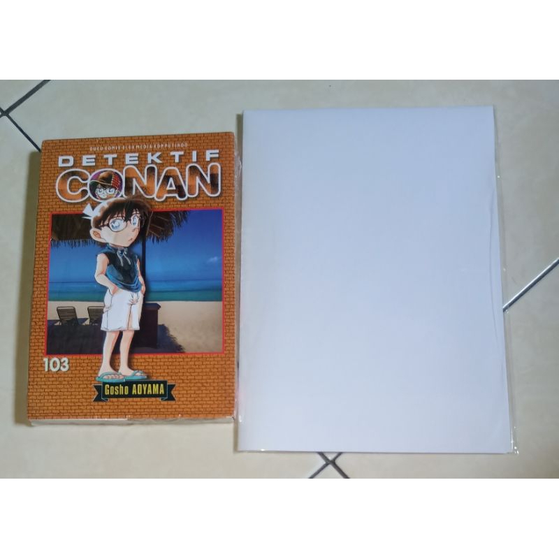 Jual komik detektif Conan vol 103 + poster original segel | Shopee Indonesia