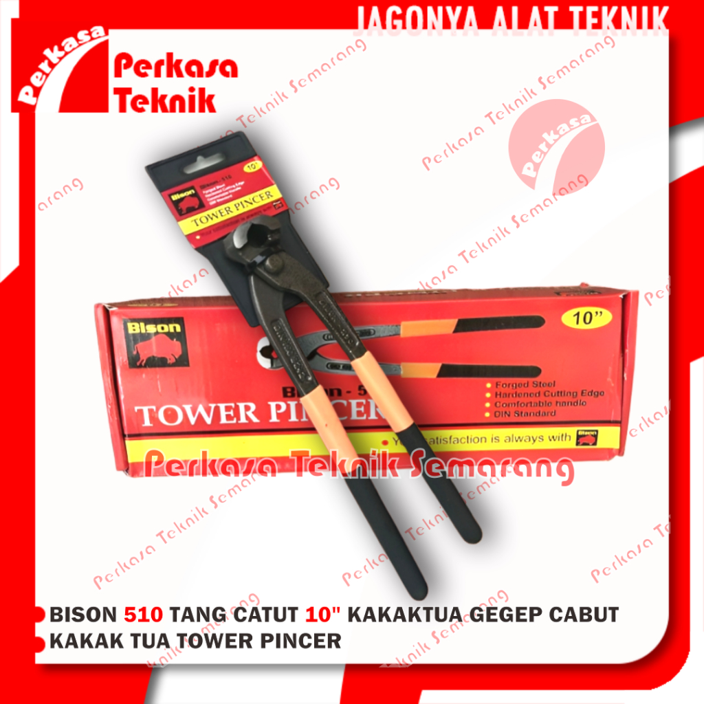 Jual BISON 510 Tang Catut 10" Kakaktua Gegep Cabut Kakak Tua Tower ...