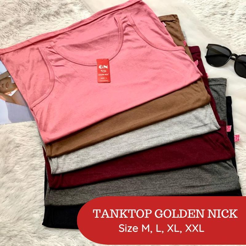 Jual RC Paket Isi 6 Golden Nick Tanktop/Tengtop Wanita/Singlet Wanita ...