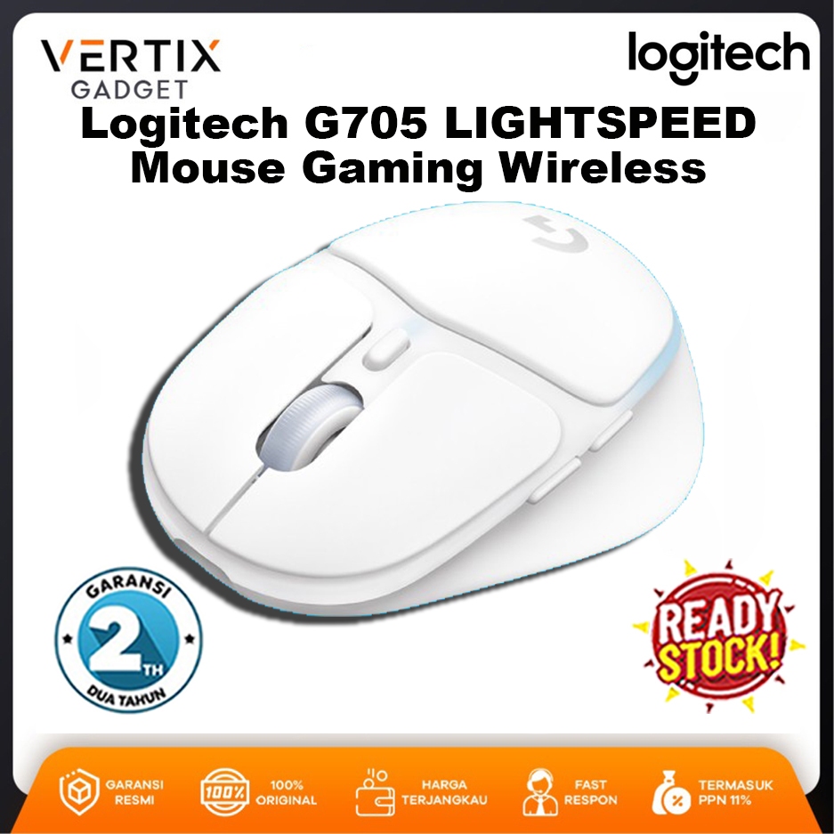 Jual Logitech G705 LIGHTSPEED Mouse Gaming Wireless Bluetooth | Shopee ...