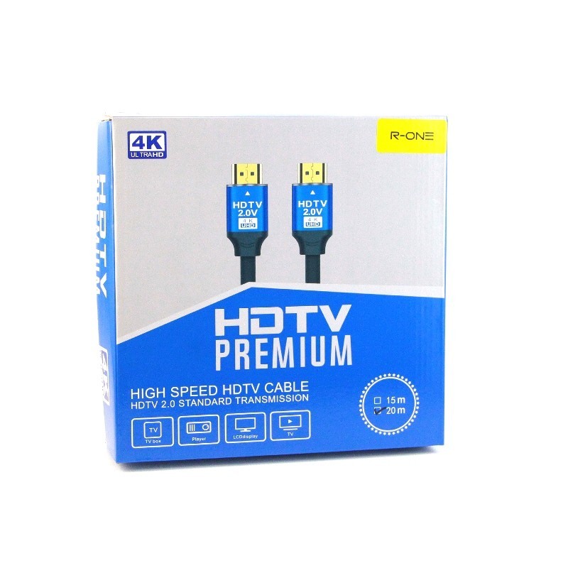 Jual Kabel HDMI 4K - 20 Meter merk R-One | Shopee Indonesia
