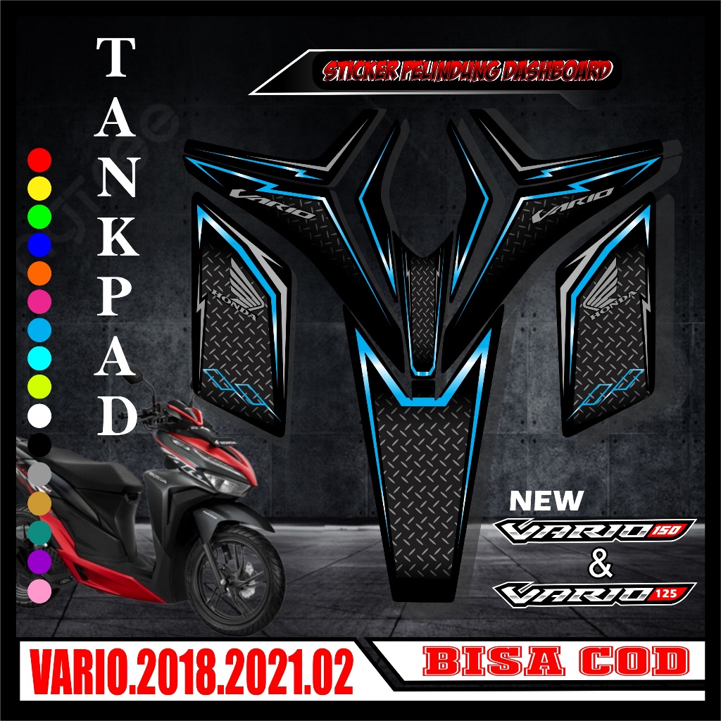 Jual DECAL HONDA VARIO NEW 125 DAN 150CC 2018 2021 Pelindung Dashboard ...