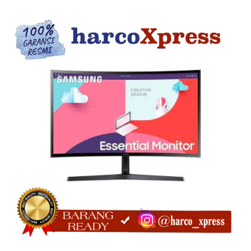 Jual Monitor Samsung LED S24C366 Curved FHD 24C366 | Shopee Indonesia