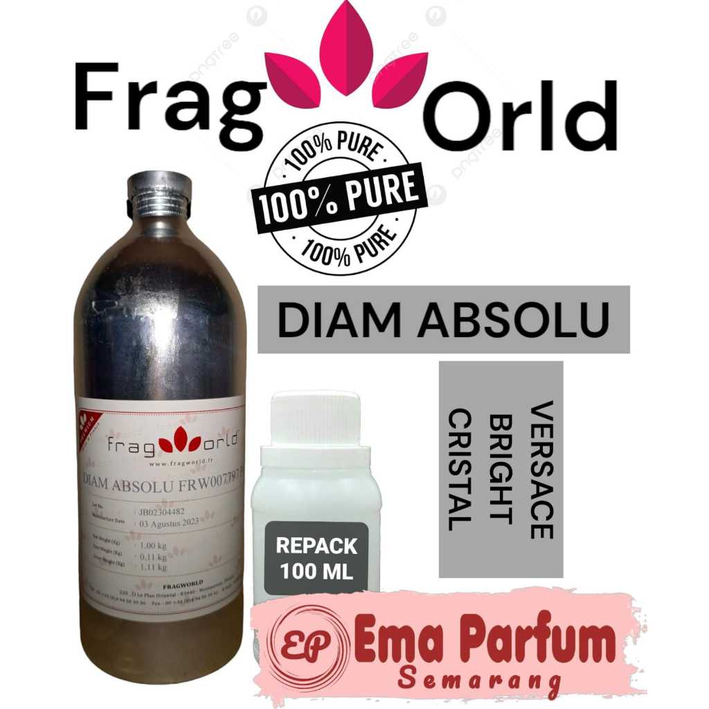 Jual (100 GR) DIAM ABSOLU BY FRAGWORLD KEMASAN REPACK 100 GRAM.SEARAH ...