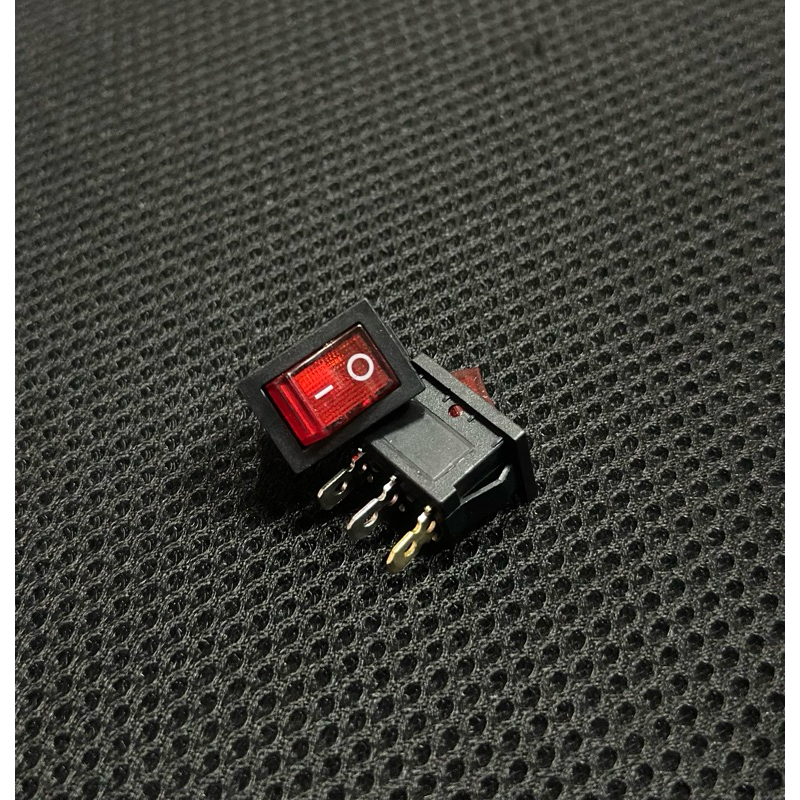 Jual SAKLAR SWITCH ON OFF KOTAK KECIL 3 PIN 3 KAKI + LAMPU MERAH ...