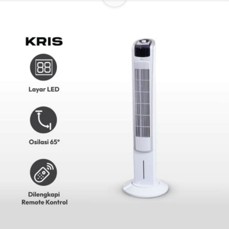 Jual Kris Kipas Angin Berdiri Led Fte45 Putih | Shopee Indonesia