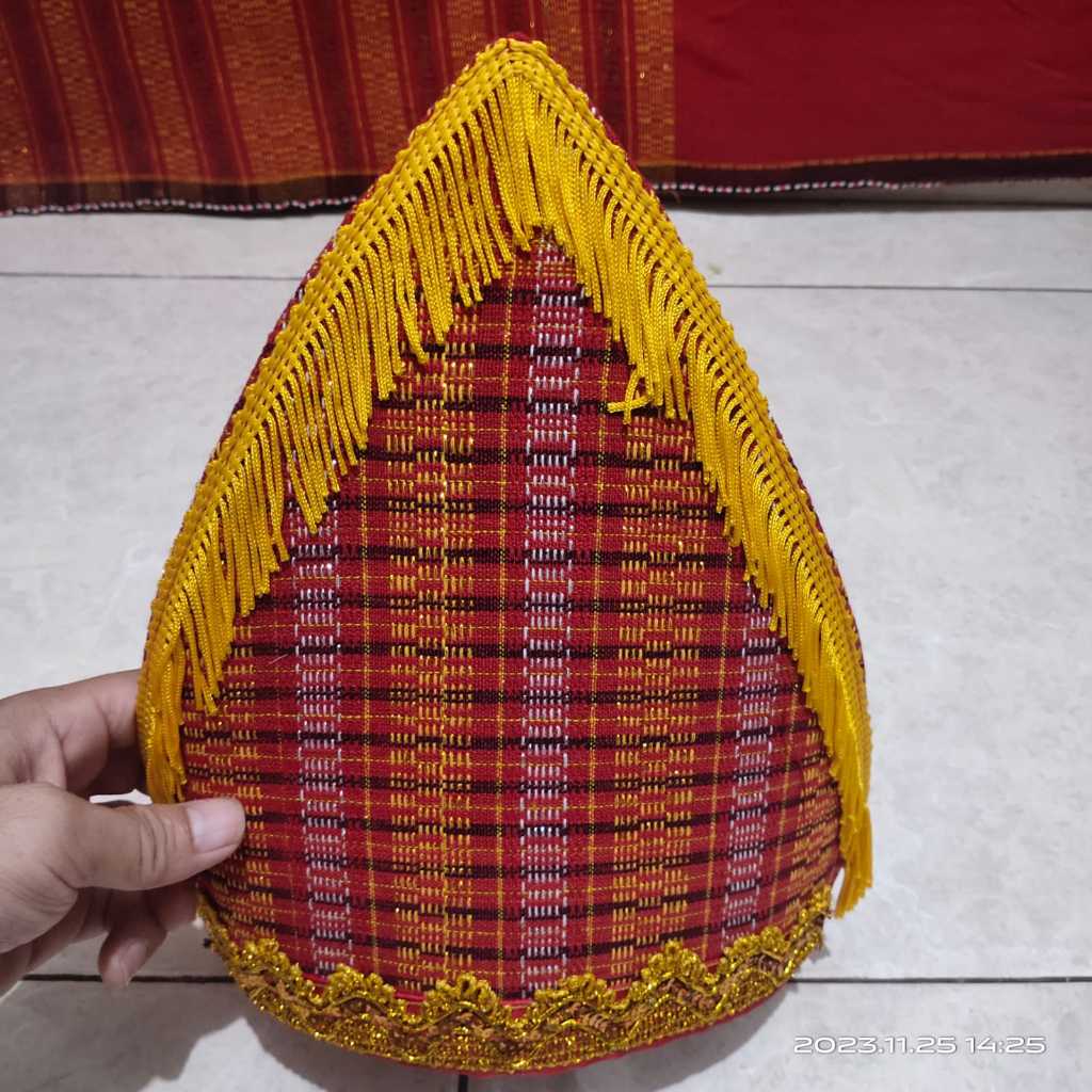Jual sortali / ikat kepala / pinggang / sortopi / topi / adat batak ...