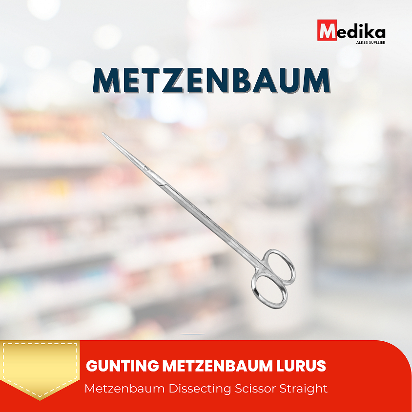 Jual Gunting Metzenbaum Lurus / Gunting Metzenbaum Dissecting Scissor ...