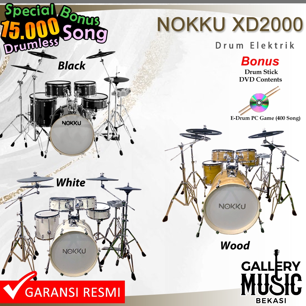 Jual NOKKU XD2000 Drum Elektrik / XD-2000 / XD 2000/ X D2000 Electric Drum | Shopee Indonesia