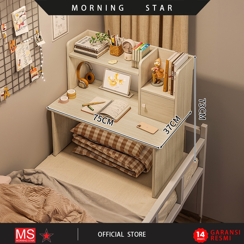 Jual Rak Meja Belajar / Meja Tempat Tidur / Rak Buku Multifungsi / Meja ...