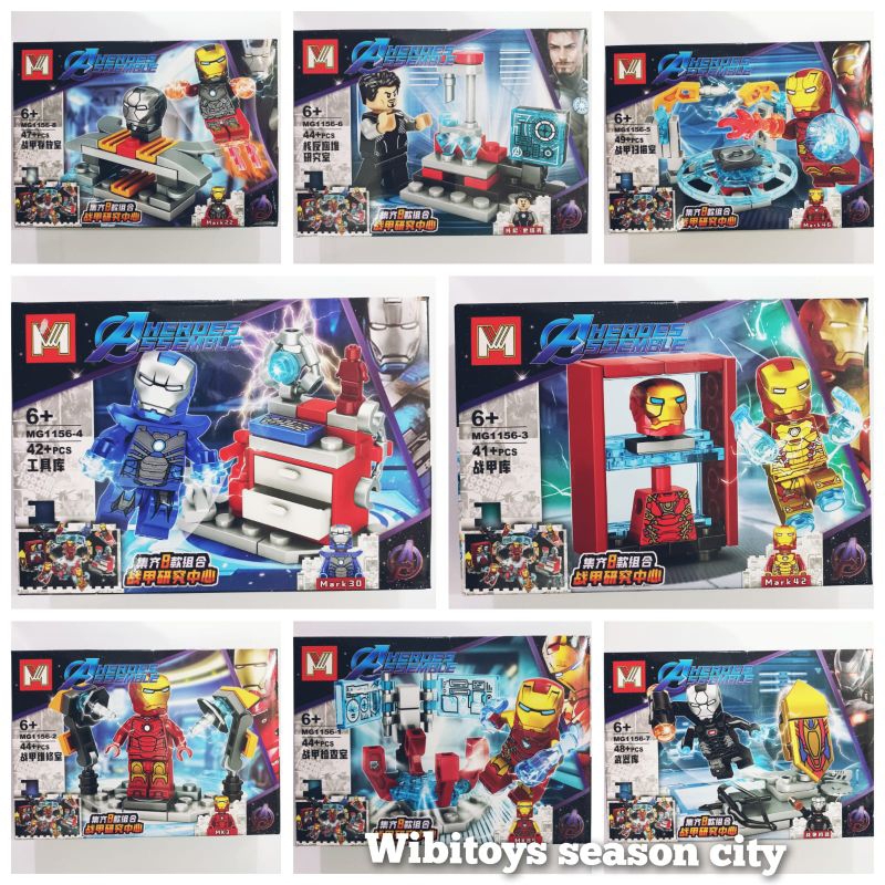 Jual BRICKS HEROES ASSEMBLE SERIES FIGURE IRONMAN - TONY STARK - IRON ...