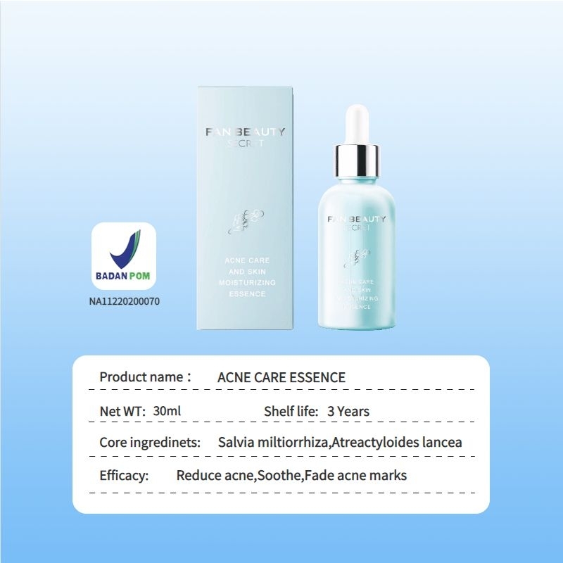 Jual FAN BEAUTY SECRET Acne Serum Moisturizing Essence Natural Skin ...