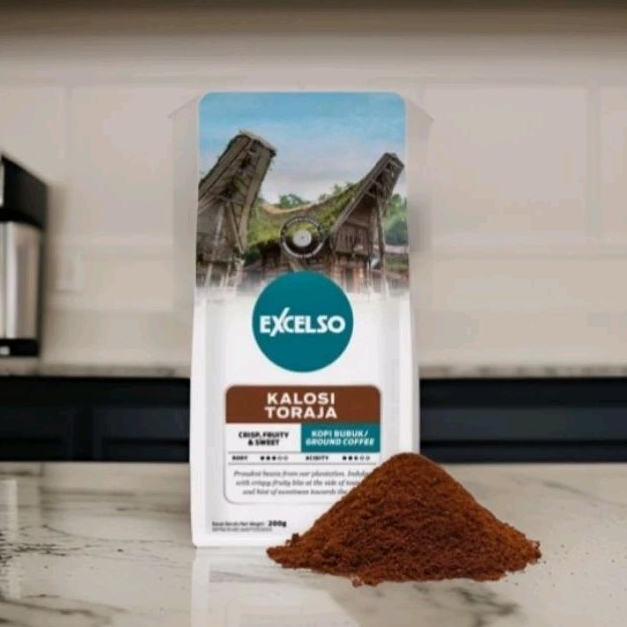 Jual Kopi Excelso Kalosi Toraja Bubuk 200G | Shopee Indonesia