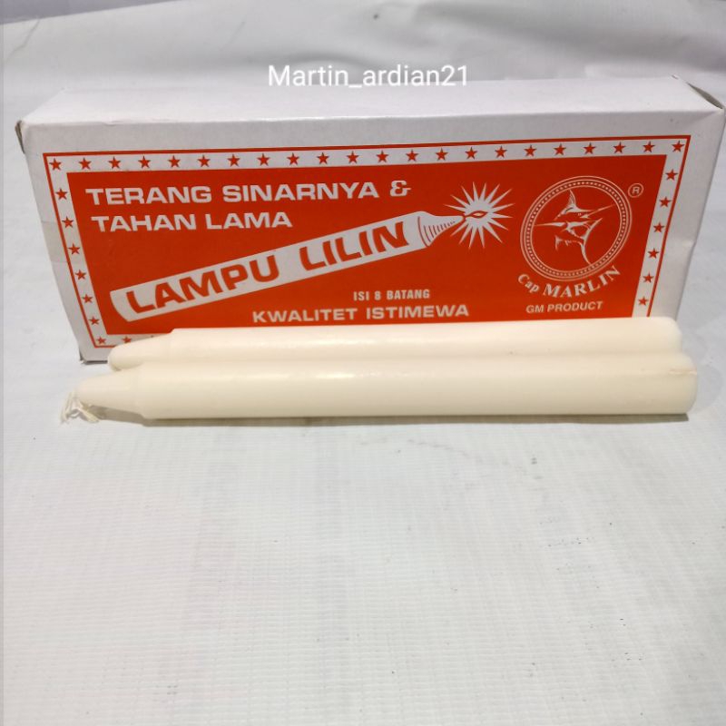 Jual 8PCS LILIN PUTIH BESAR | Shopee Indonesia
