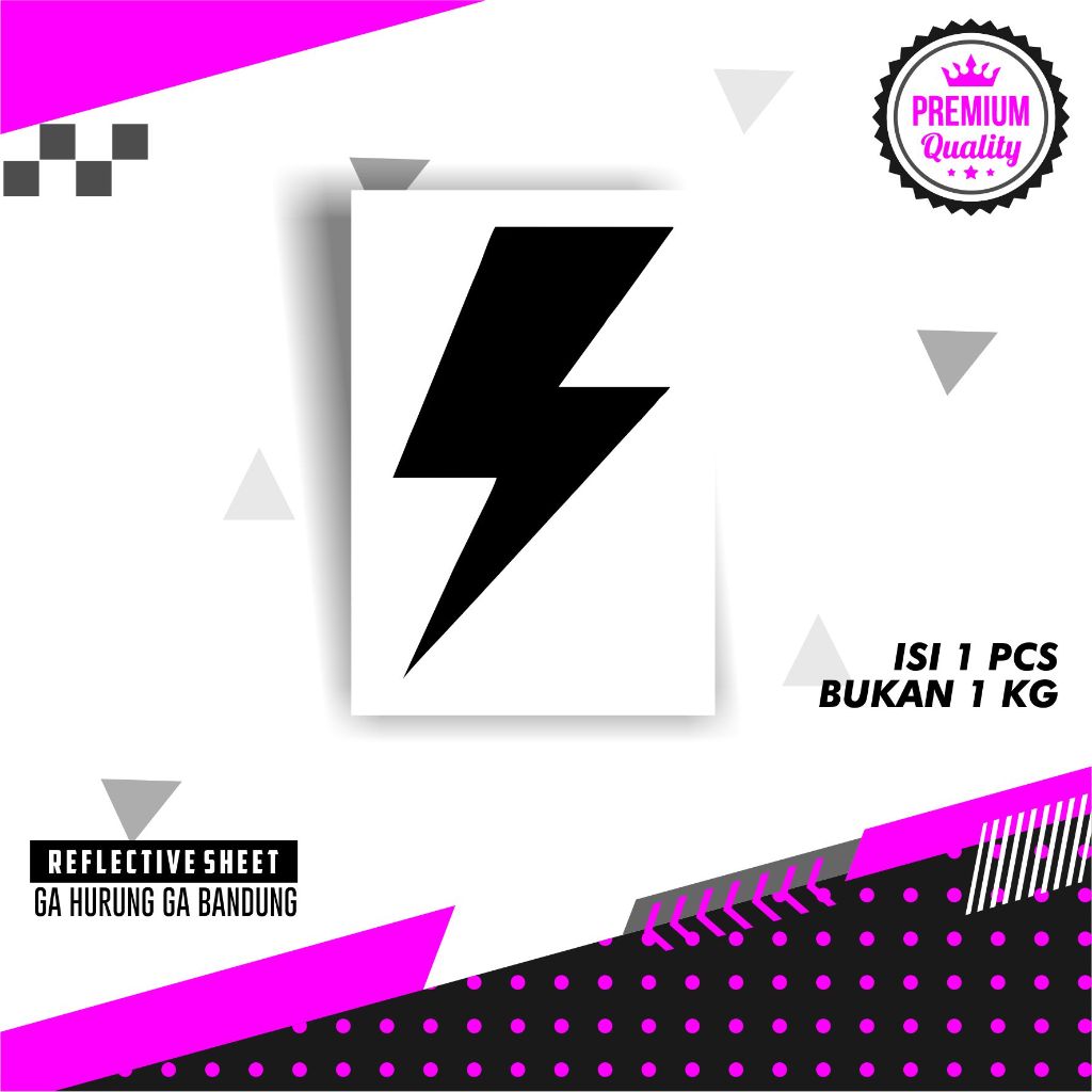 Jual STICKER STIKER VARIAS MOTOR KEREN CUTTING VIRAL FLASH PETIR ...