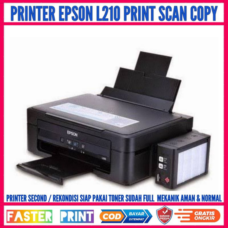 Jual Printer Epson L210 L-210 Print Scan Copy | Shopee Indonesia