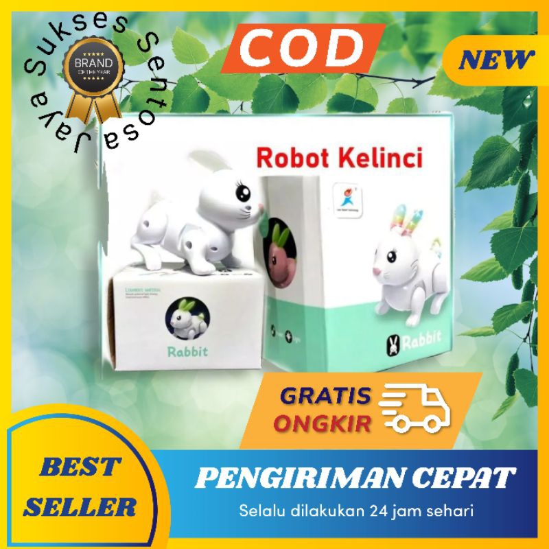 Jual MAINAN ANAK ROBOT BONEKA KELINCI ADA LAMPU BISA GERAK DAN MUSIK ...