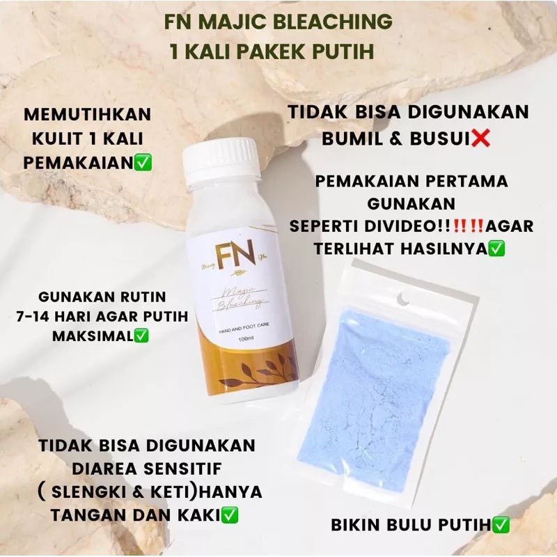 Jual MAGIC BLEACHING 2X LEBIH PUTIH FN BEAUTY GLOW | Shopee Indonesia