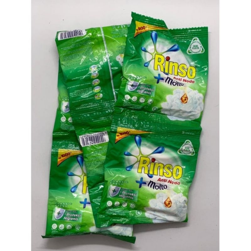Jual RINSO BUBUK SACHET 1000 || ISI 6 SACHET ukuran 40 Gr | Shopee ...