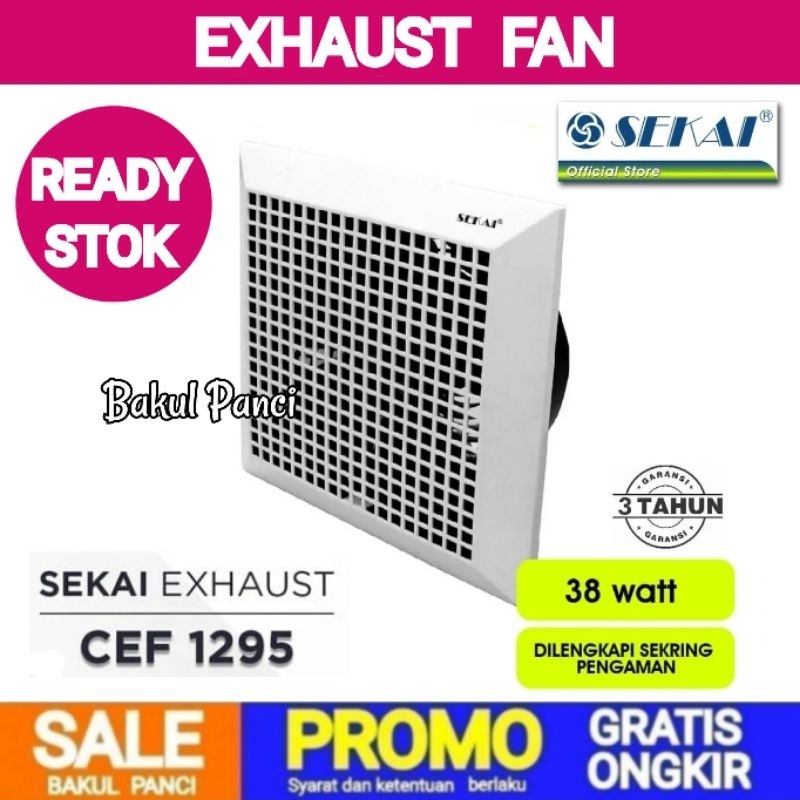 Jual SEKAI KIPAS ANGIN EXHAUST TIPE LANGIT LANGIT CEF 1295 - EXHAUST CEILING FAN PLAFON 12 INCH ...
