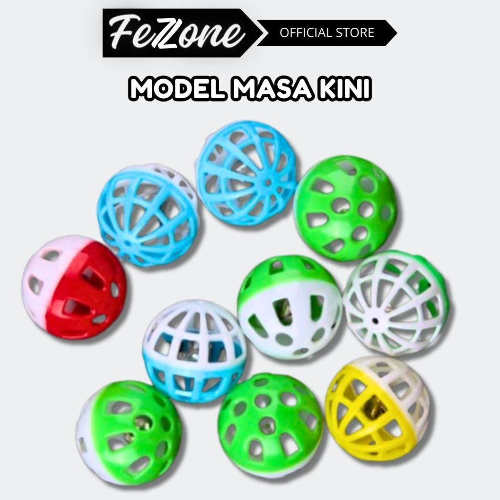Jual Mainan Bola Warna Berlonceng Hewan Peliharaan Bola Kerincingan ...