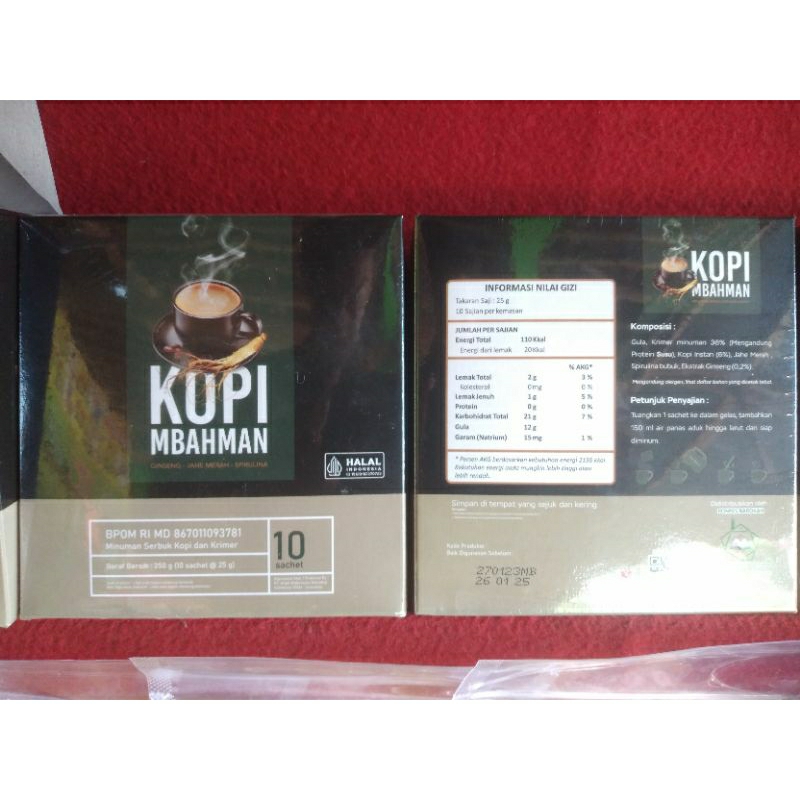 Jual KOPI MBAH MAN ISI 10 SACHET | Shopee Indonesia