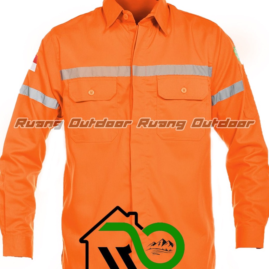 Jual CQYJ7400 XC26619 KEMEJA WEARPACK ATASAN BAJU SAFETY K3 OUTDOOR ...