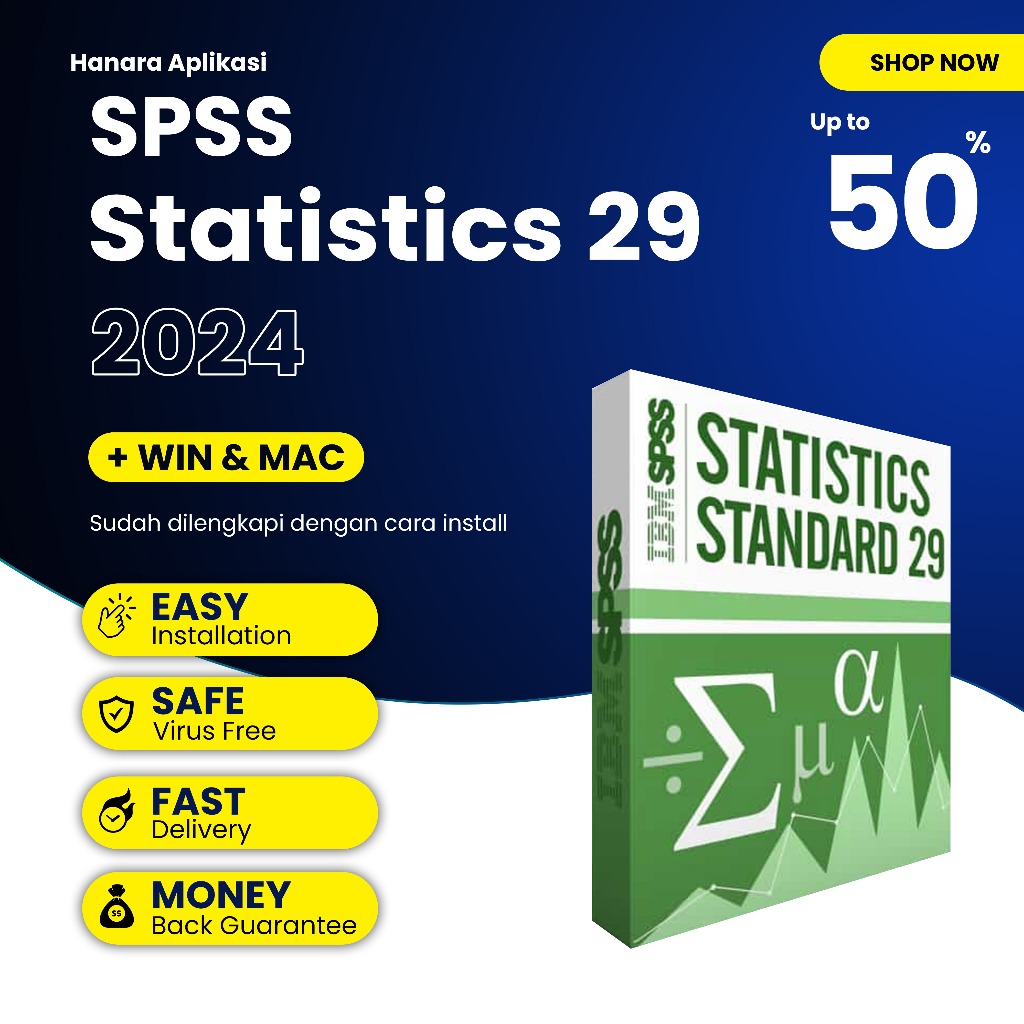 IBM SPSS Statistics Standard Grad Pack Windows/Mac, 01/08/2024