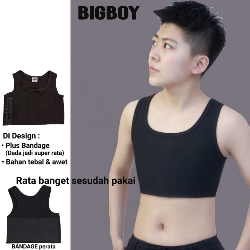 Jual Box Breast Binder Cosplay Binder Half Import Sport Bra Perata