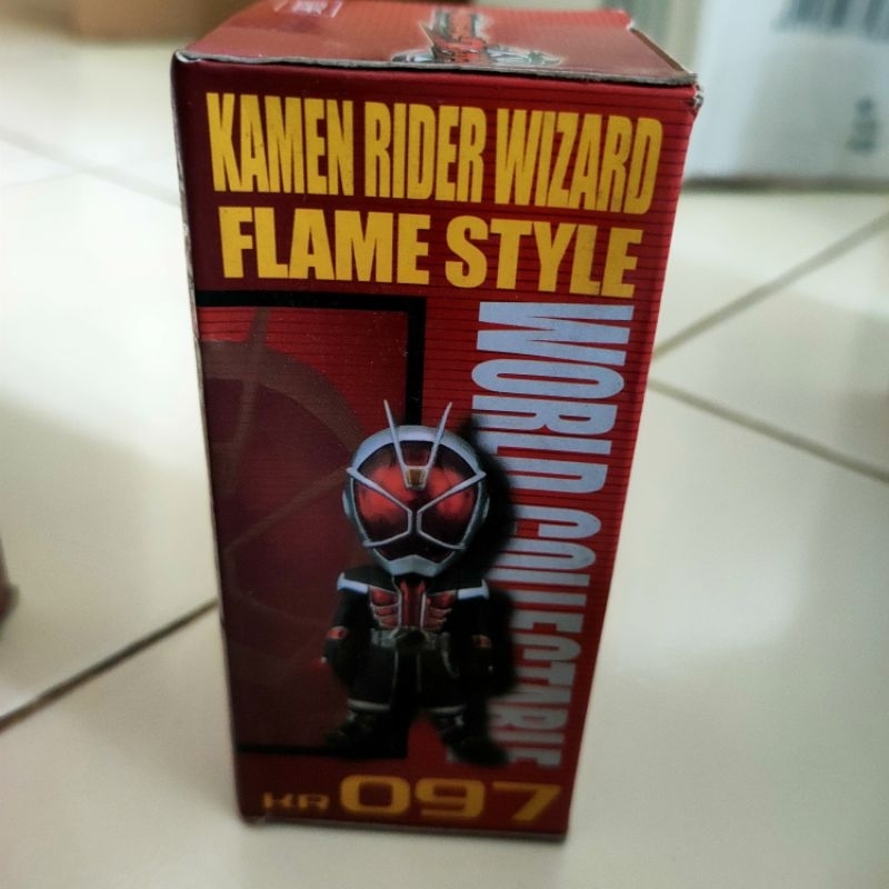 Jual WCF MASKED KAMEN RIDER WIZARD FLAME STYLE KR097 | Shopee Indonesia