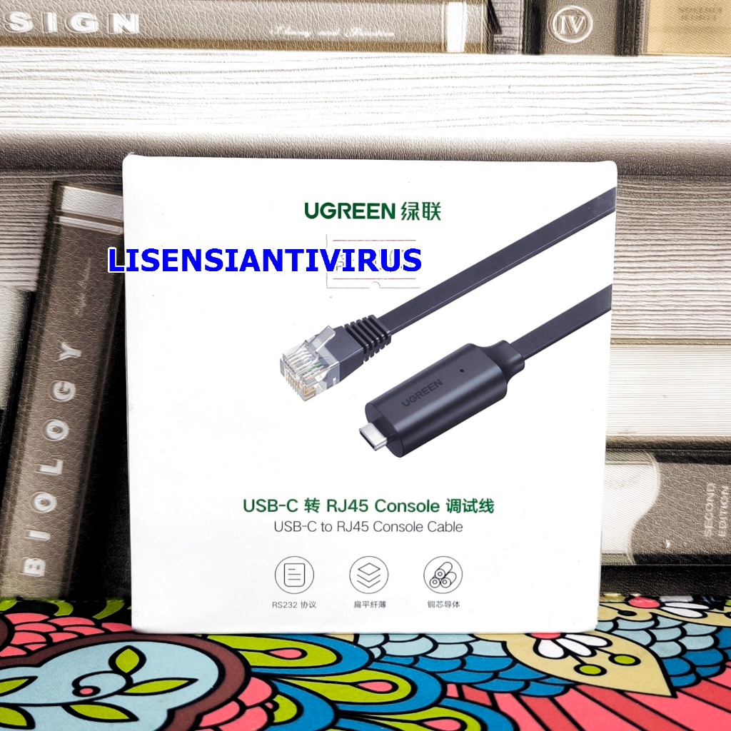 Jual UGREEN Kabel Console USB C To RJ45 Cable Cisco Flat Cable 1.5m ...