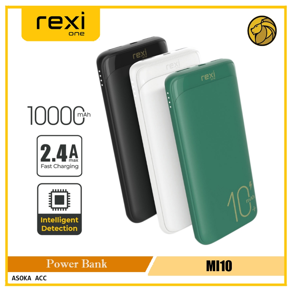 Jual Power Bank Rexi 20000 Mah Mi20 Mi10 10000 Mah Fast Charging 2.4A ...