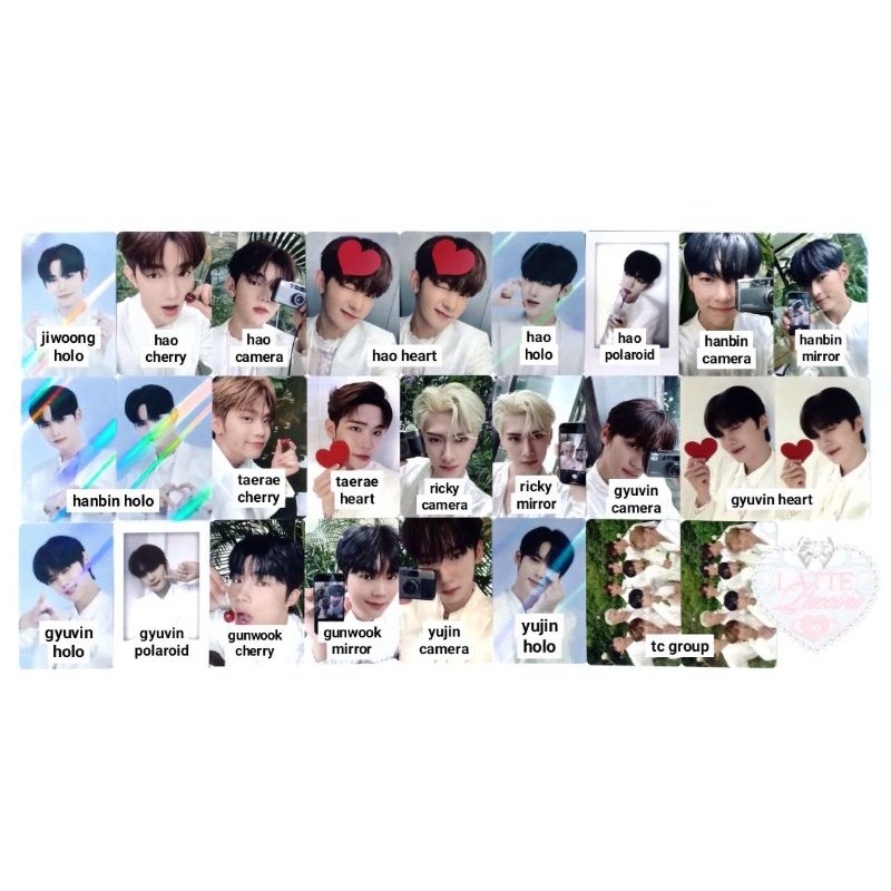 Jual PC Photocard ZB1 Zerobaseone, Jiwoong Zhang Hao Hanbin Taerae ...
