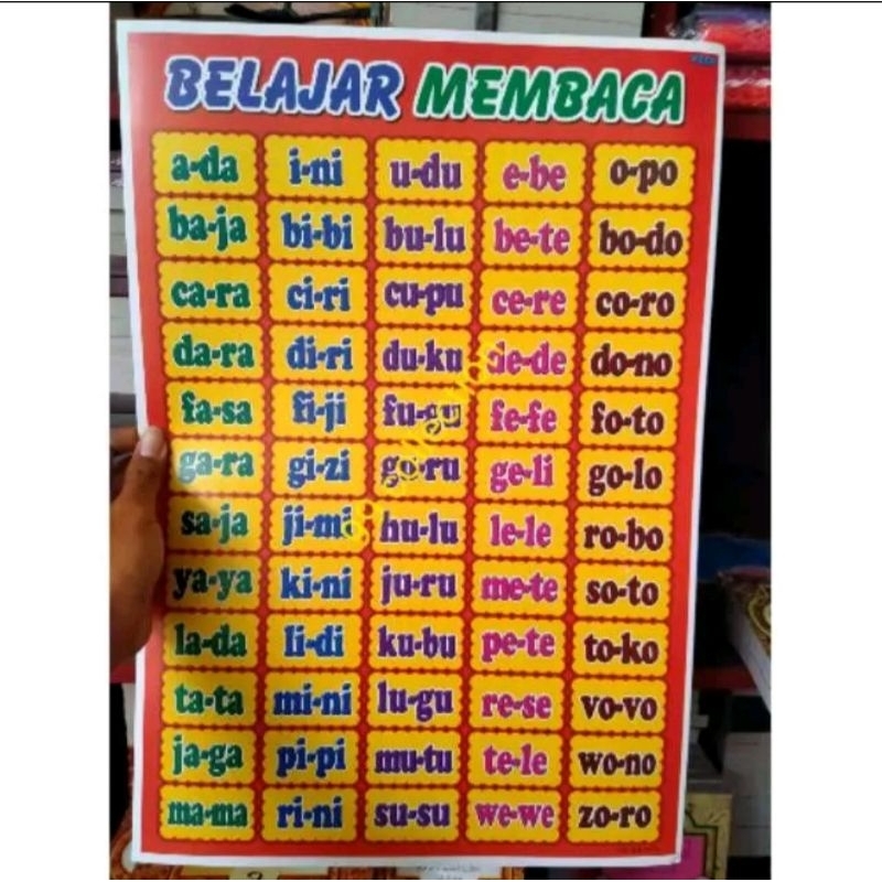 Jual STIKER MEMBACA ANAK | Shopee Indonesia